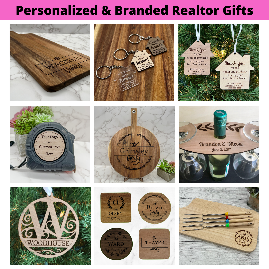 Branded Realtor Gifts & Marketing Items – The Knotty Walnut