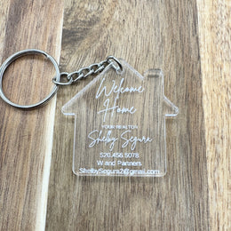 Branded Realtor Keychains - Closing Keychain - Open House Marketing ...